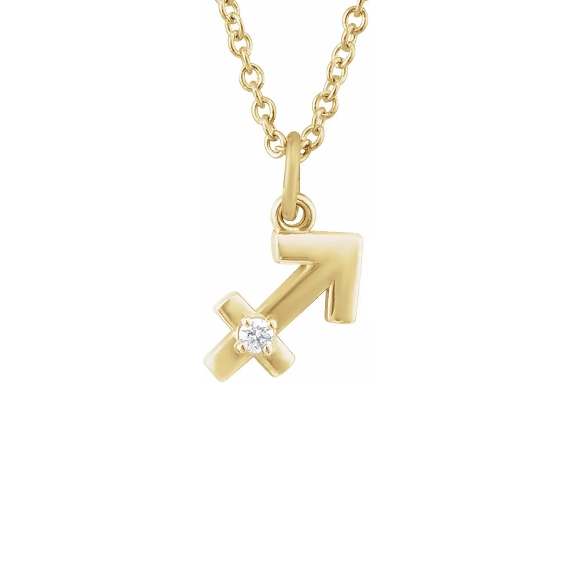 DF GEMMA ♦ SAGITTARIUS Zodiac Symbol Charm – KAUREUM
