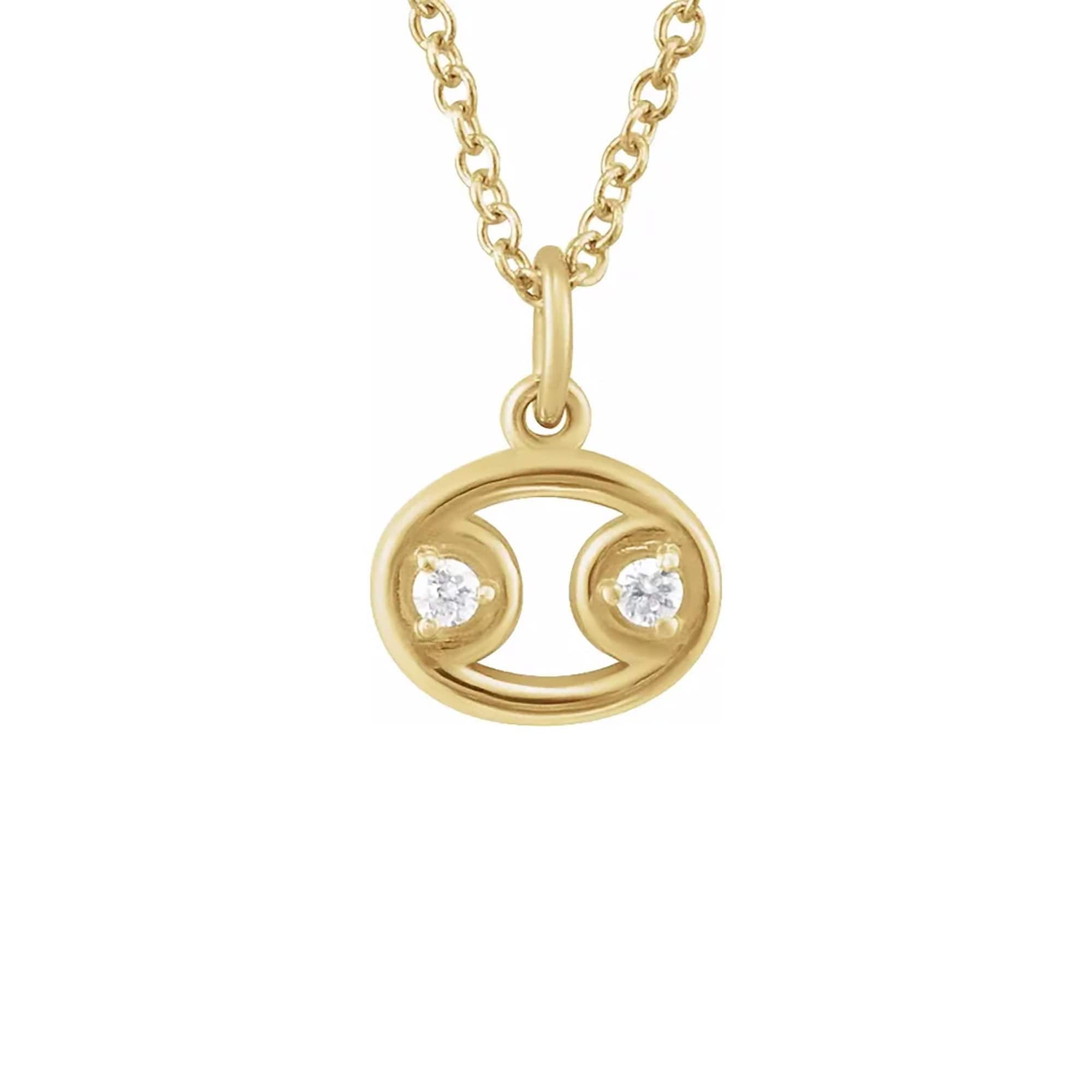 DF GEMMA ♦ CANCER Zodiac Symbol Charm – KAUREUM