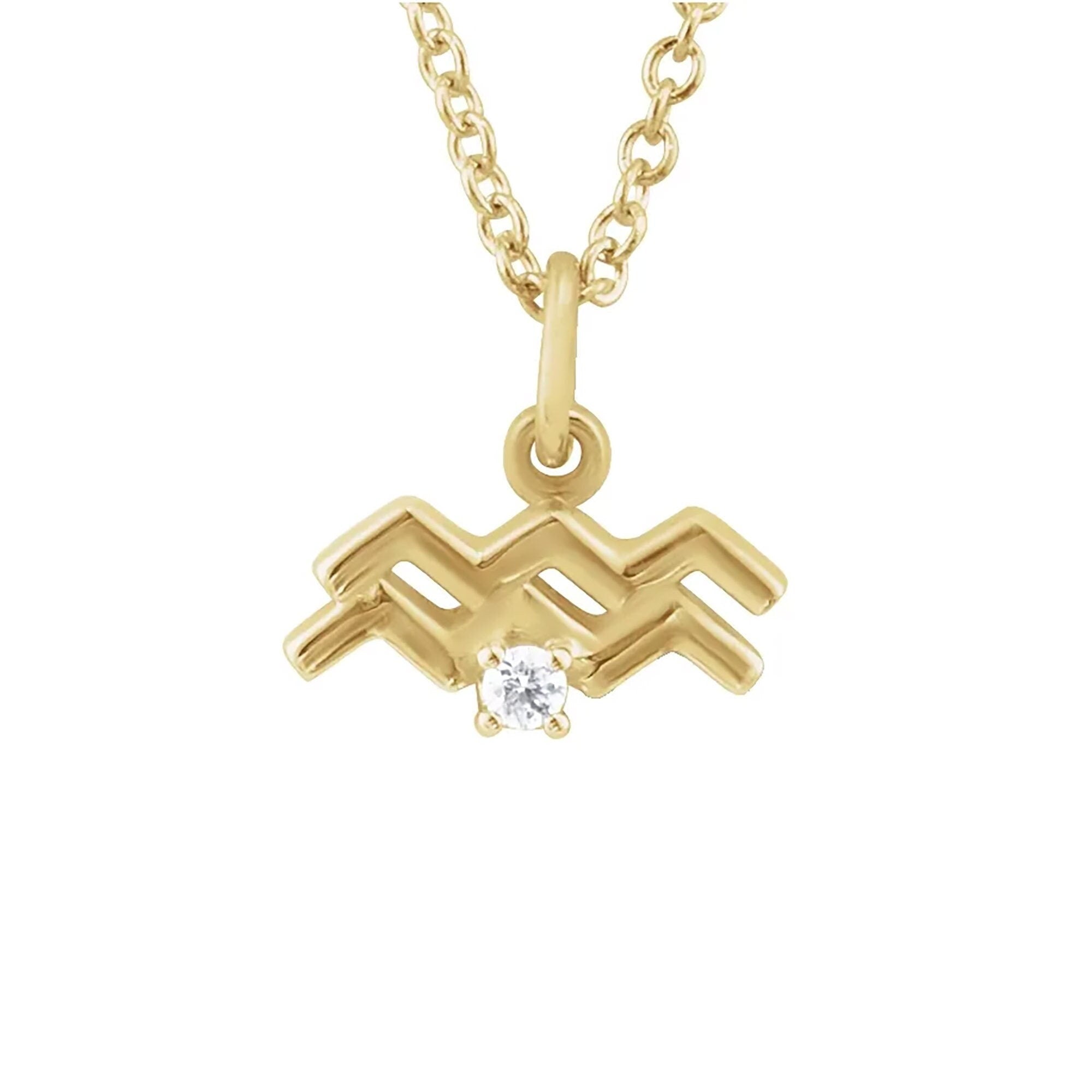 GEMMA ♦ AQUARIUS Zodiac Symbol – KAUREUM